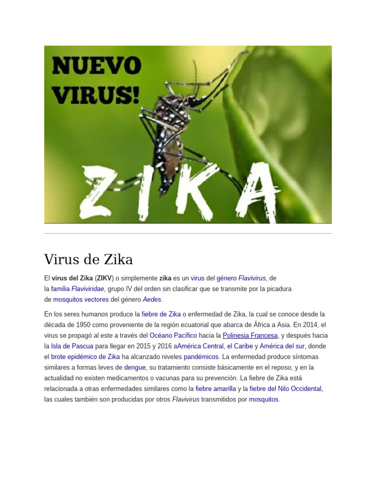 Virus de Zika | PDF