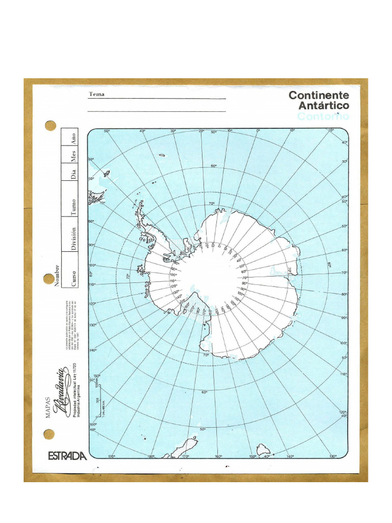 mapa continente antartico | PDF