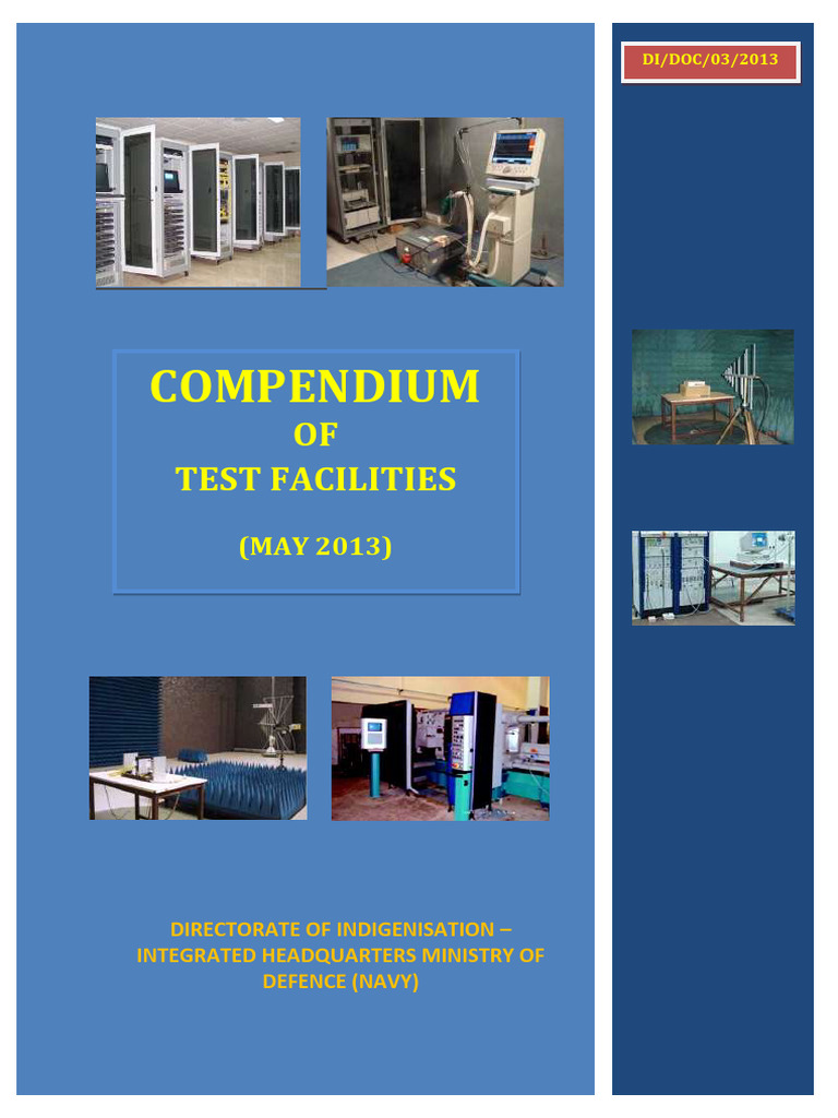 Compendium of Test Facilities Navy | PDF