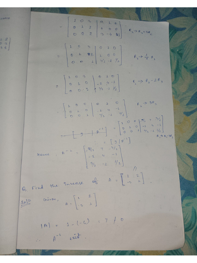 Matrix Notes (Higher Algebra) | PDF