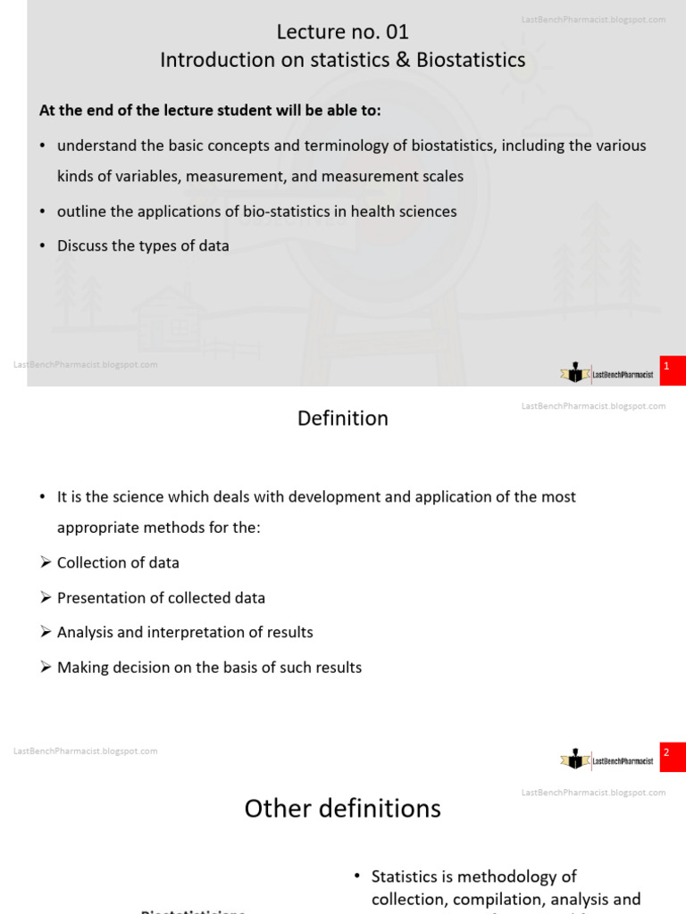 1.introduction Biostat | PDF