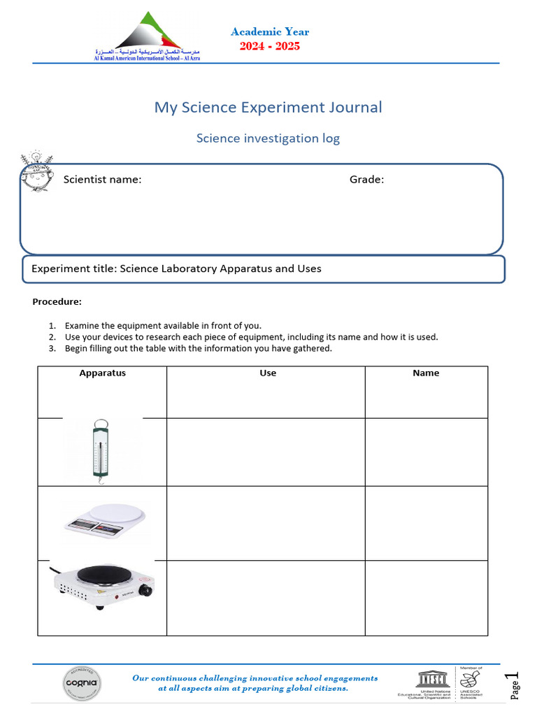 Lab 1 - Lab equipment H | PDF