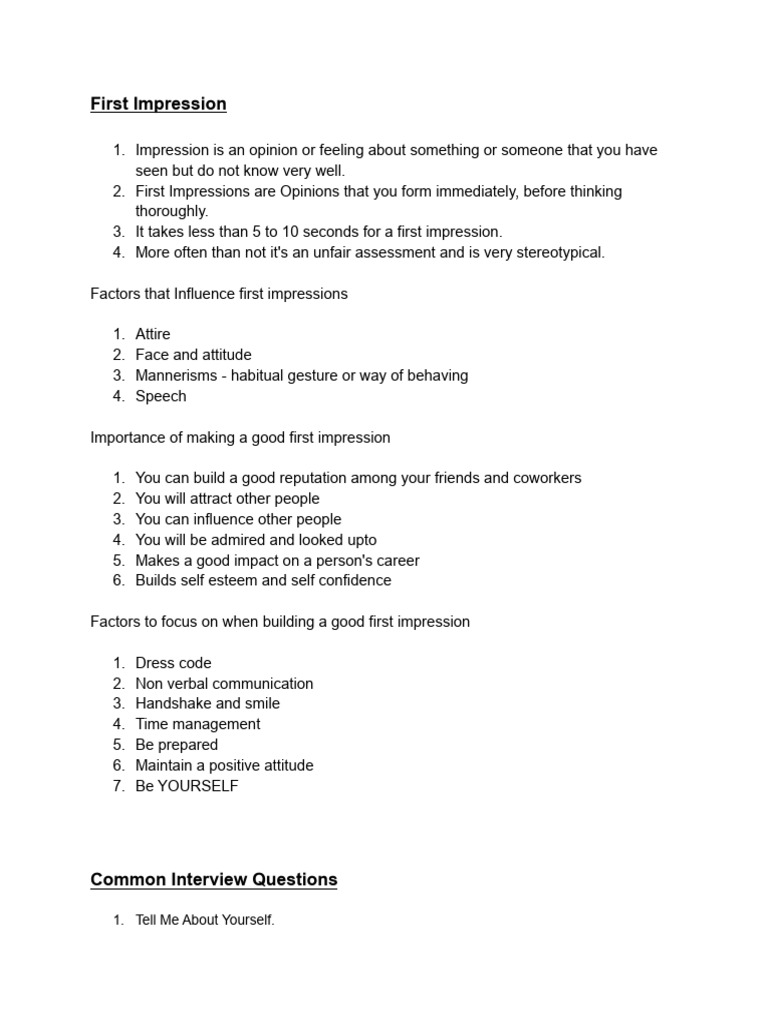 Interview Questions | PDF