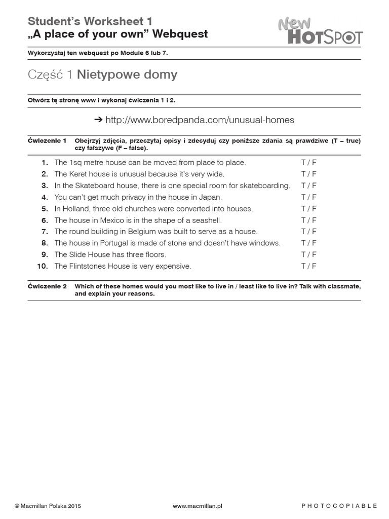 J.angielski Karty - Pracy 2 | PDF