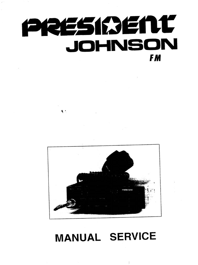 President Johnson Service Manual | PDF