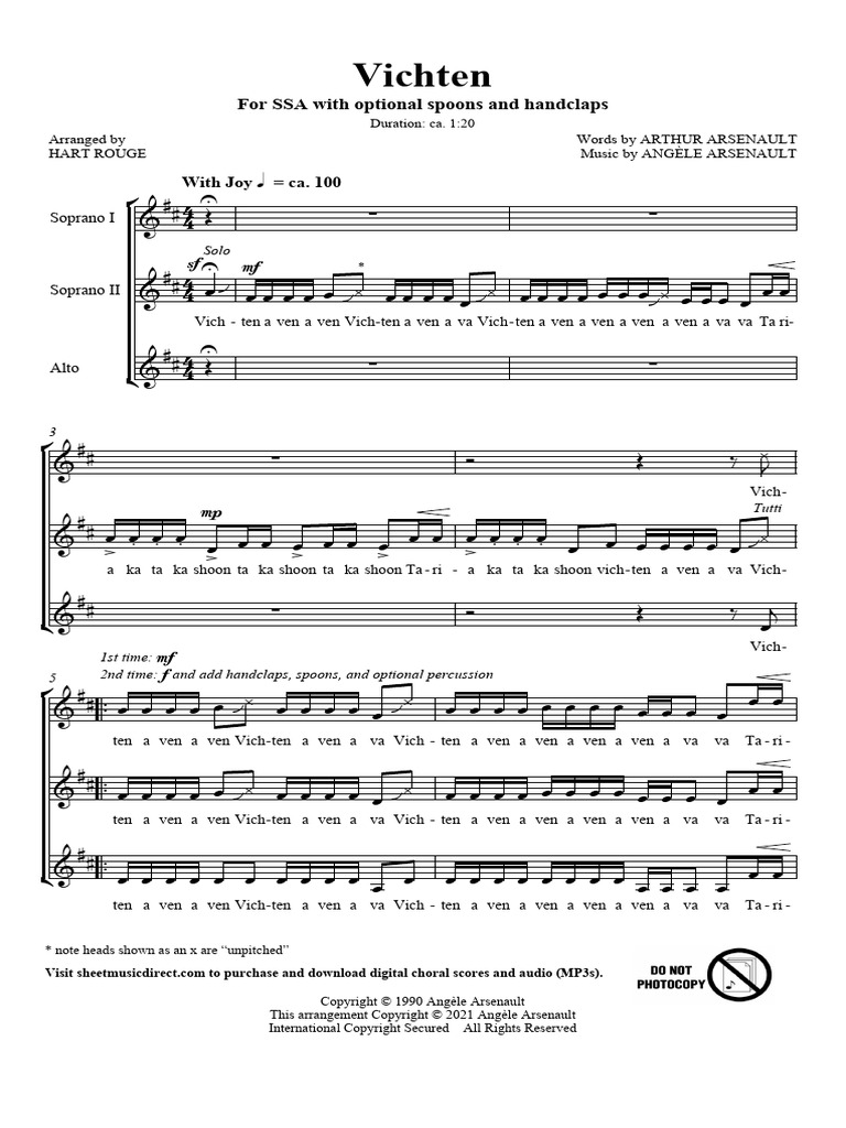 Vichten Arr Hart Rouge | PDF