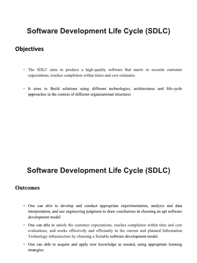 Oose SDLC Final L2 | PDF