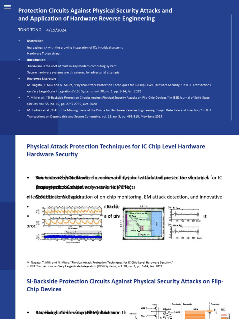 Hardware Physical Attack and Application of Hardware Reverse Engineering | PDF