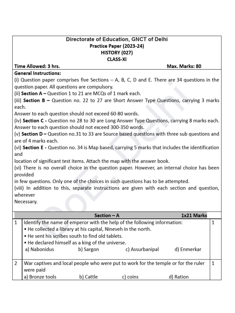 11 History Eng PP 2023 24 1 | PDF | Mongol Empire | Genghis Khan