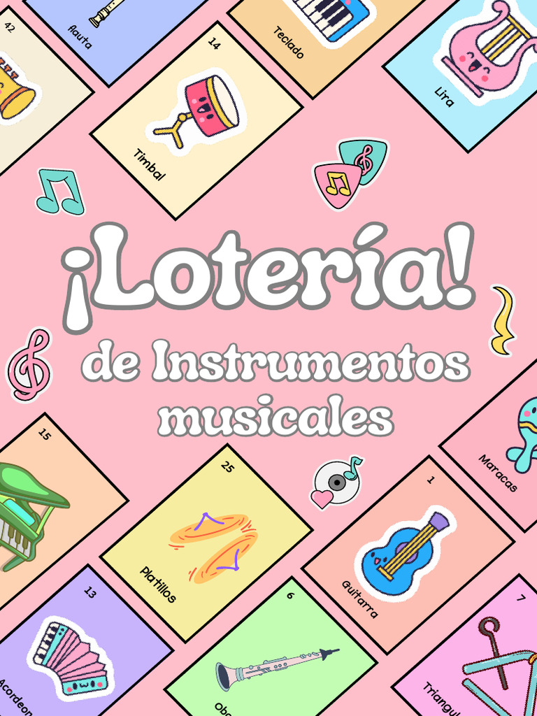 Loteria de Instrumentos Musicales | PDF