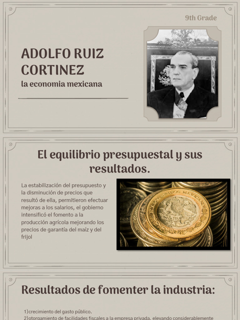 Economia de Ruiz Cortines | PDF