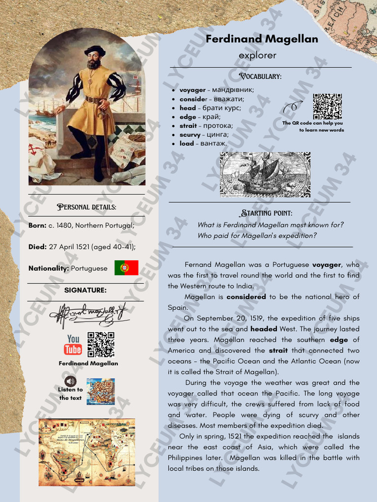 Lesson 5 Ferdinand Magellan | PDF