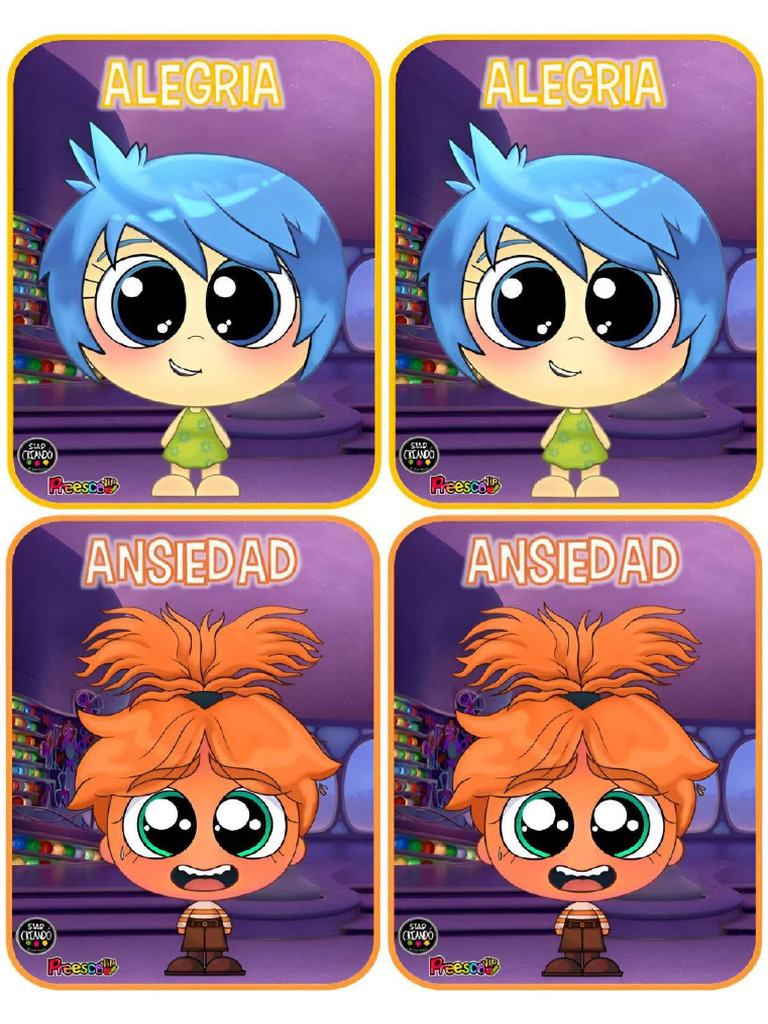 Memorama EMOCIONES | PDF