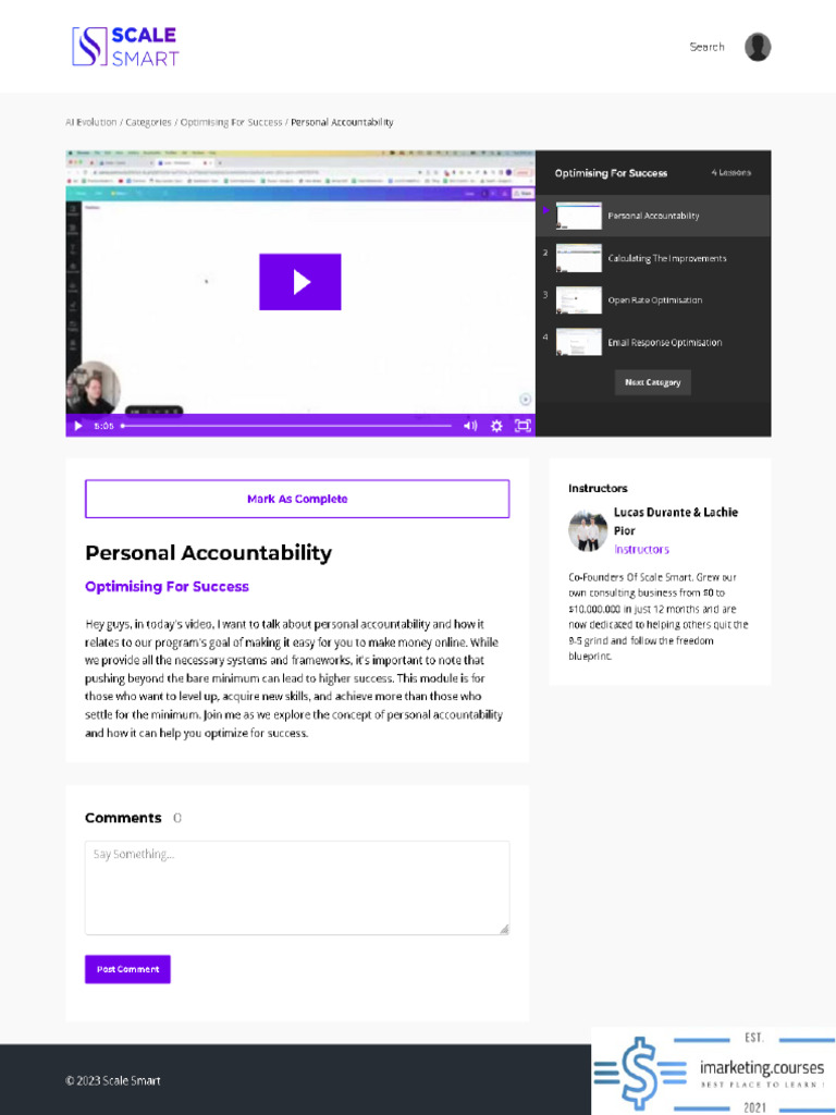 Personal Accountability | PDF