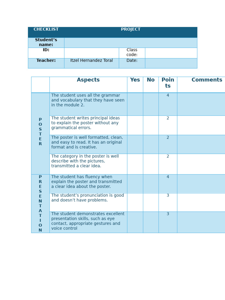 Checklist Bae 2 Module 2.1 | PDF