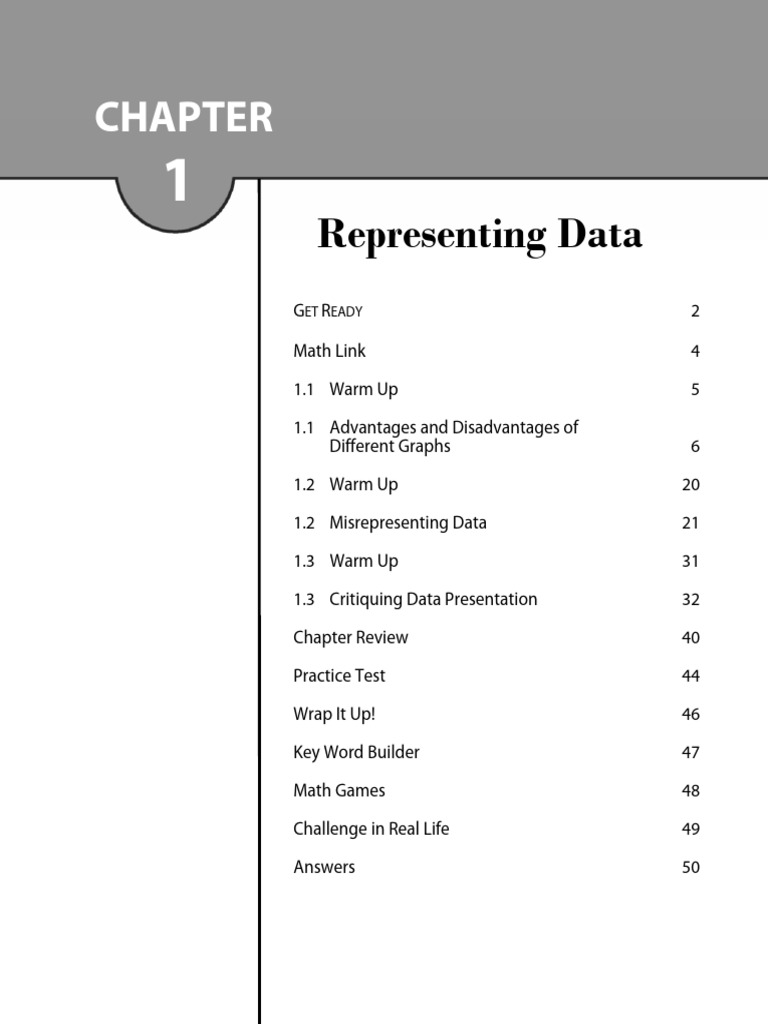 ML8 CH 1 Adapted | PDF