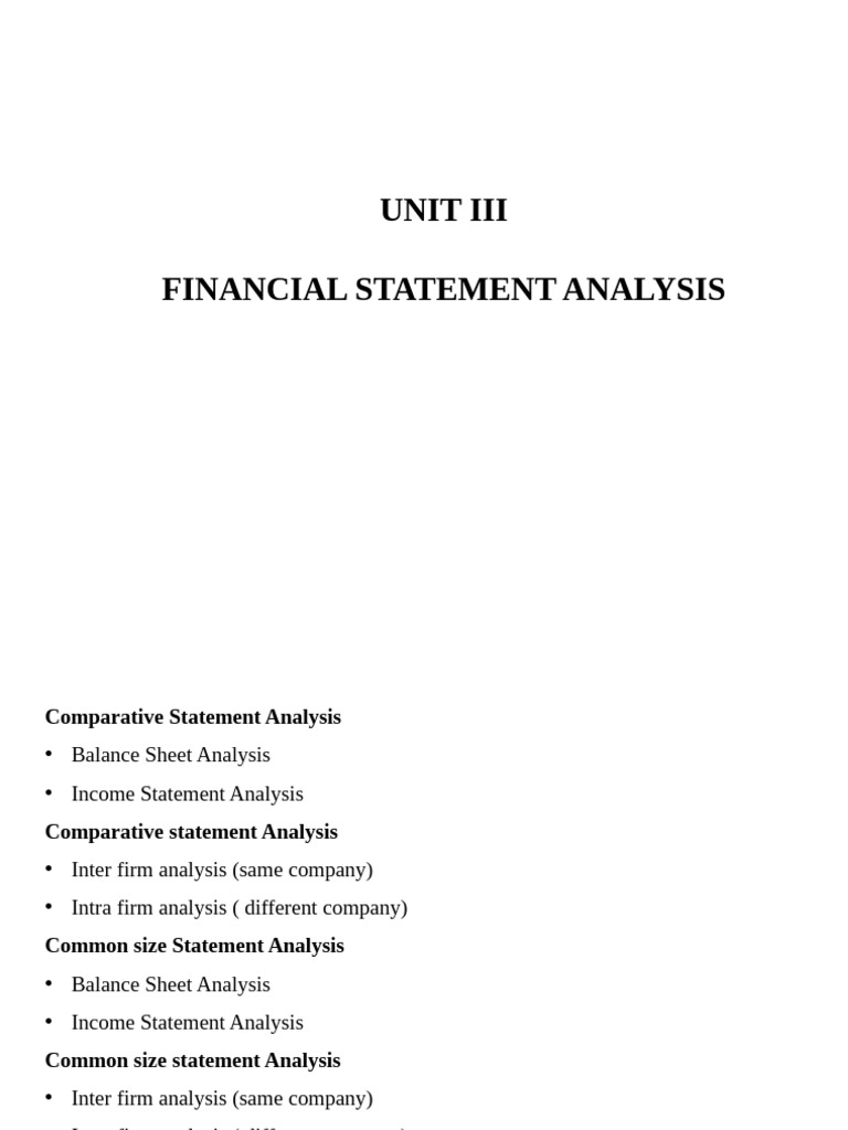 CMA Unit 3 | PDF