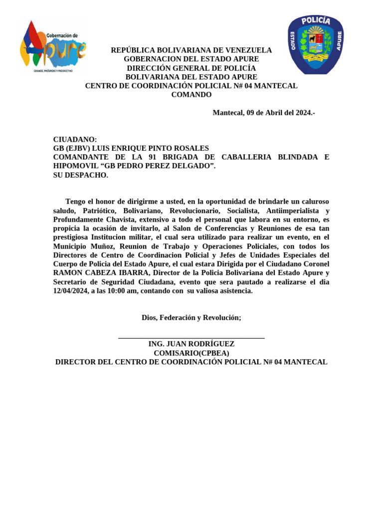 oficio brigada | PDF