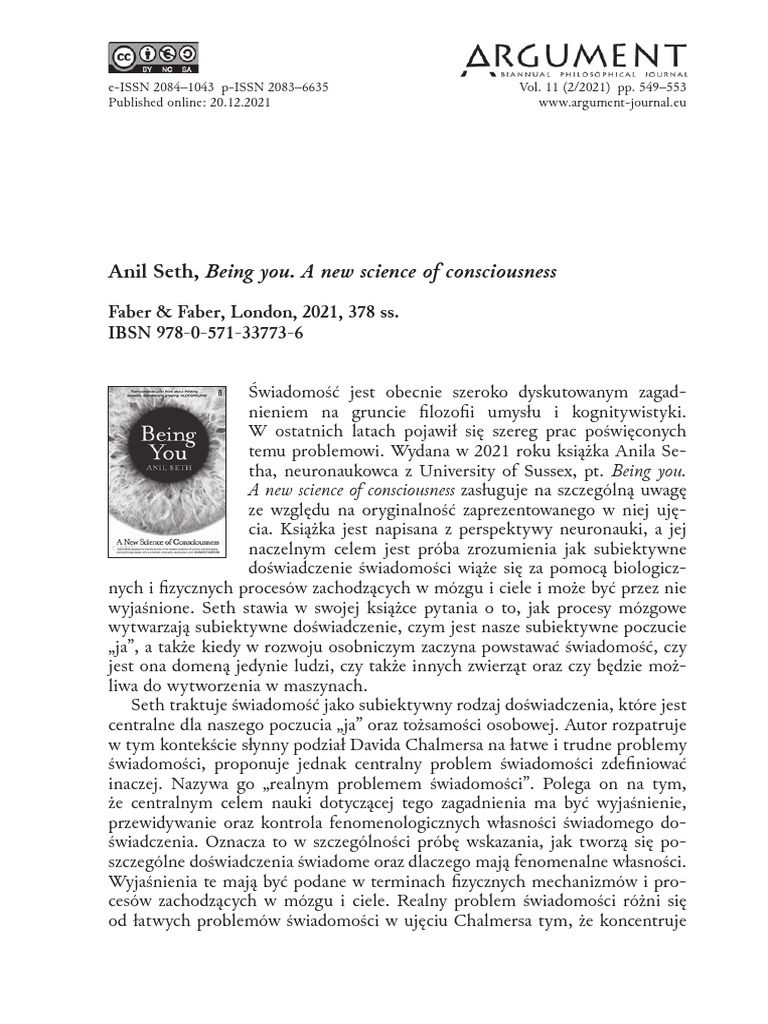 Argument v11 n2 Rev Reuter | PDF