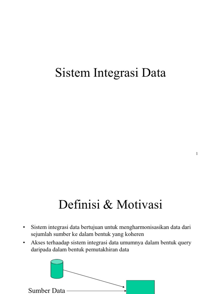 Sistem Integrasi Data | PDF