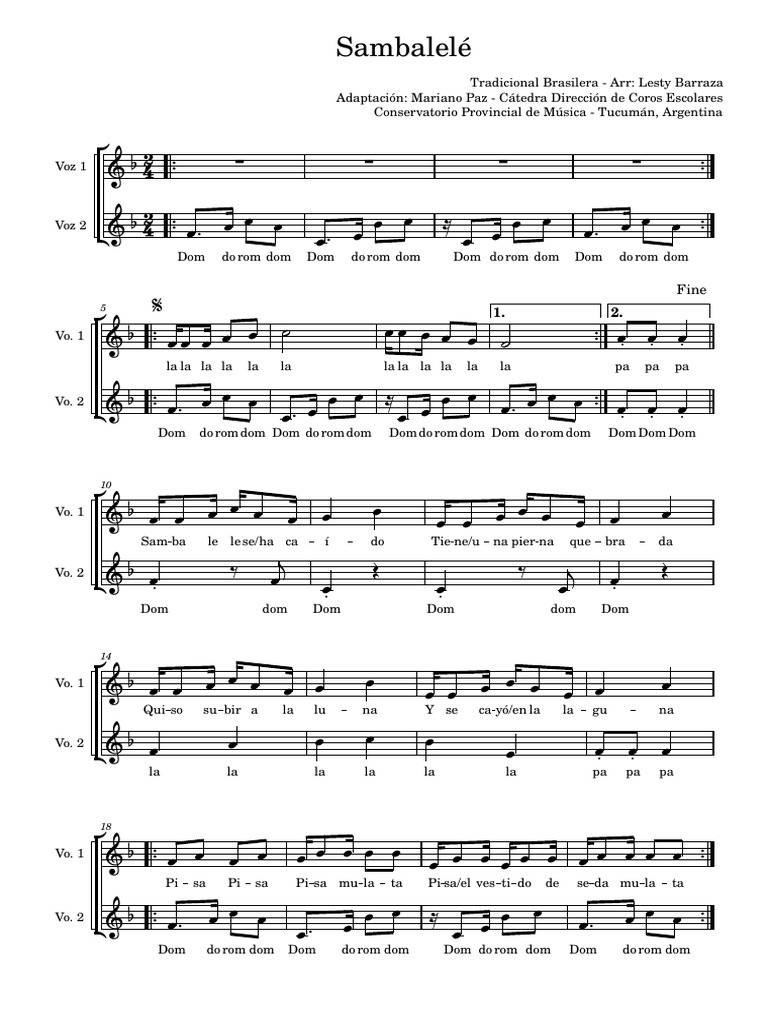 Sambalele - v01 | PDF