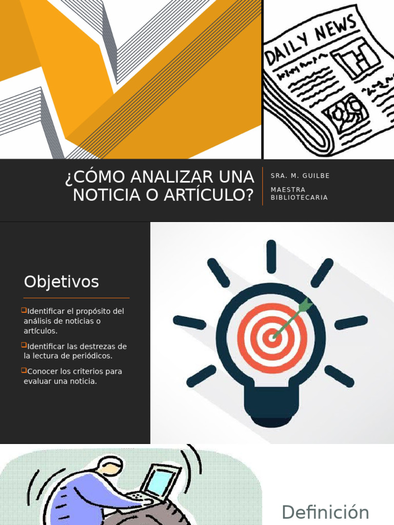 Cómo Analizar Una Noticia o Artículo | PDF
