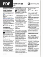 Form 56 IRS Template | PDF