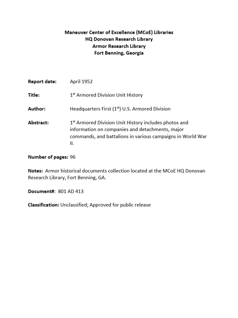 2nd AD History | PDF