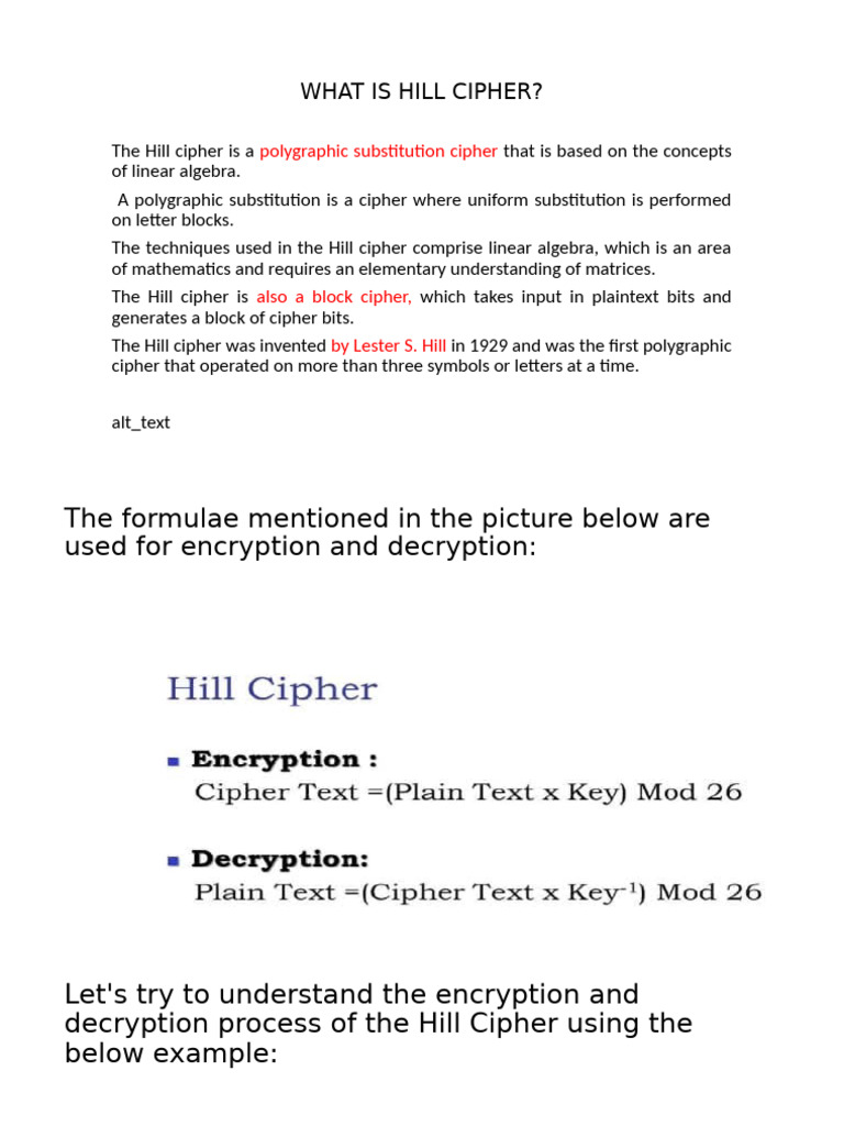 Hill Cipher 11 | PDF