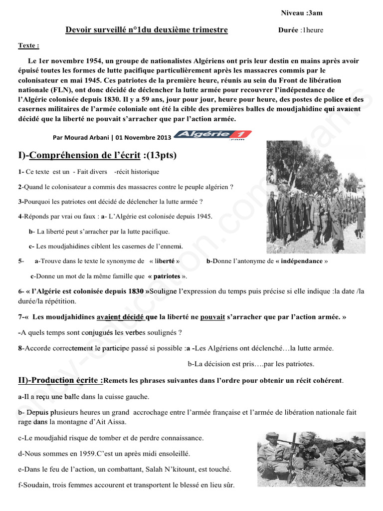 Devoir Trim2 | PDF