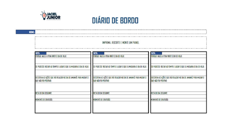 Diário de Bordo | PDF