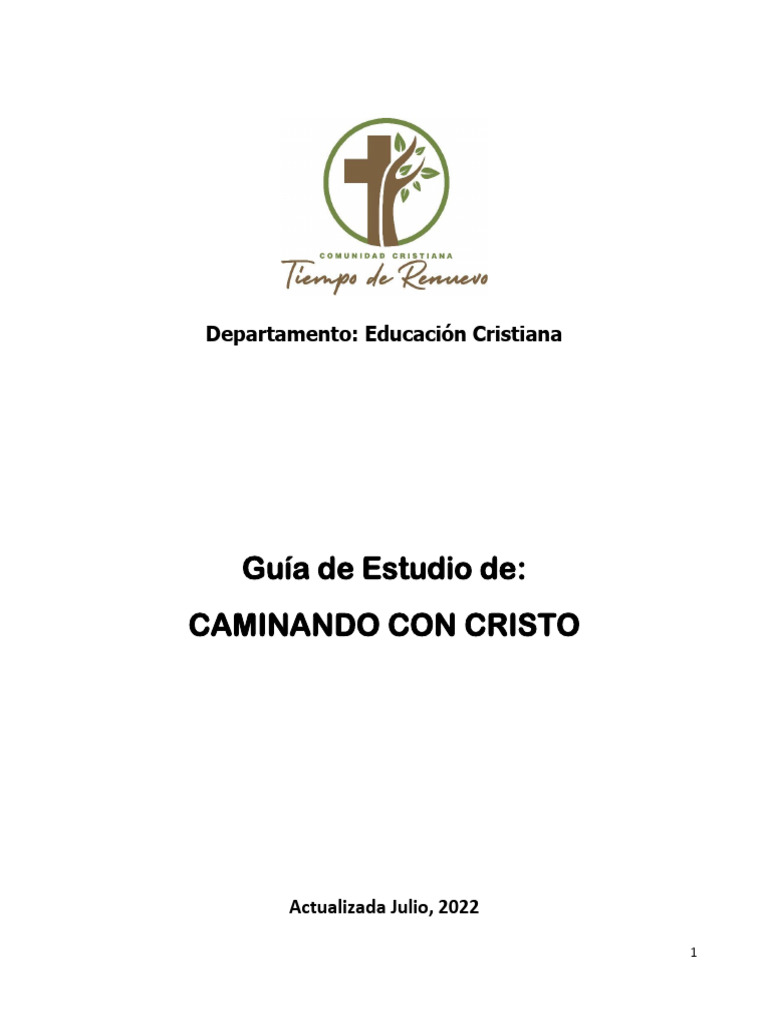 Caminando Con Cristo - 2022-Cctr | PDF | Cristo (título) | eucaristía