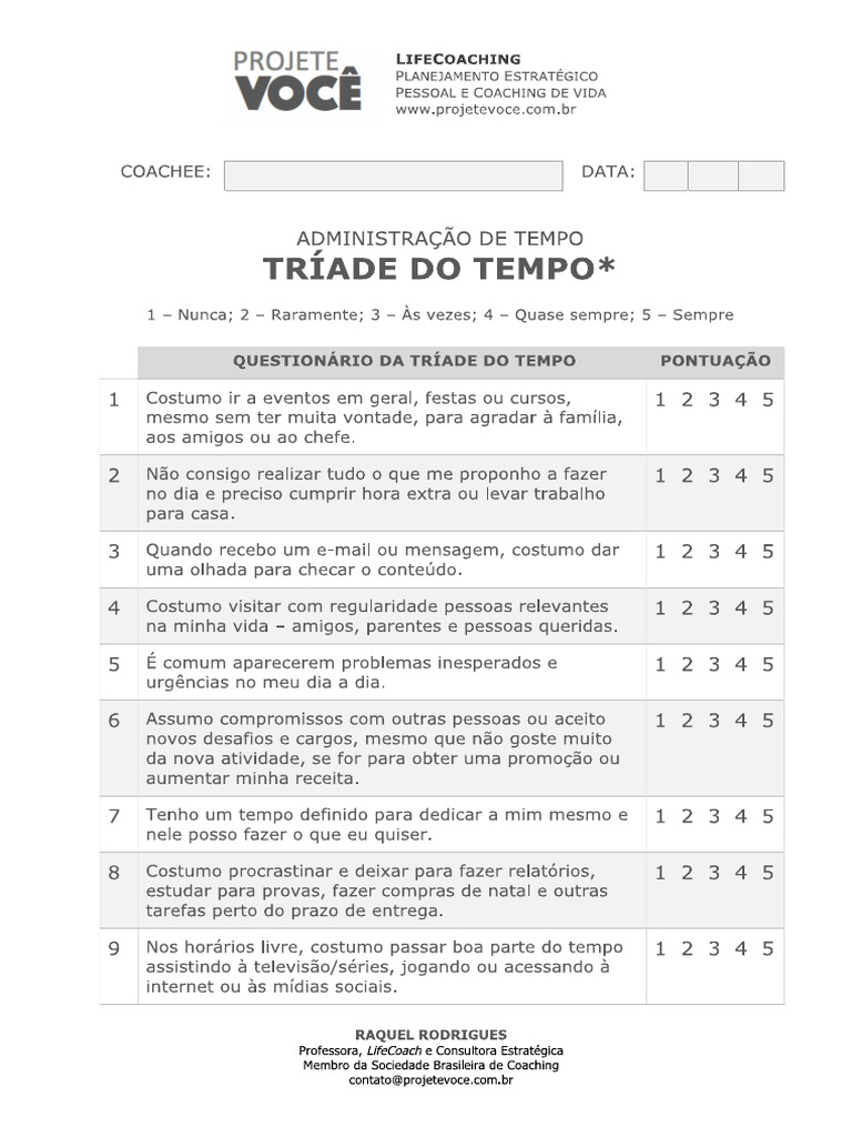 Tríade Do Tempo | PDF