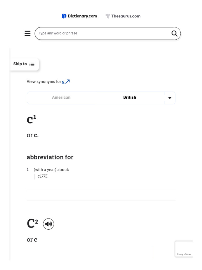 Skip To: View Synonyms For | PDF