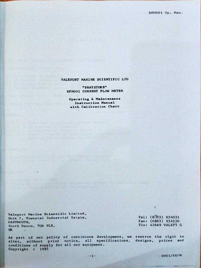 Buku Current Meter | PDF