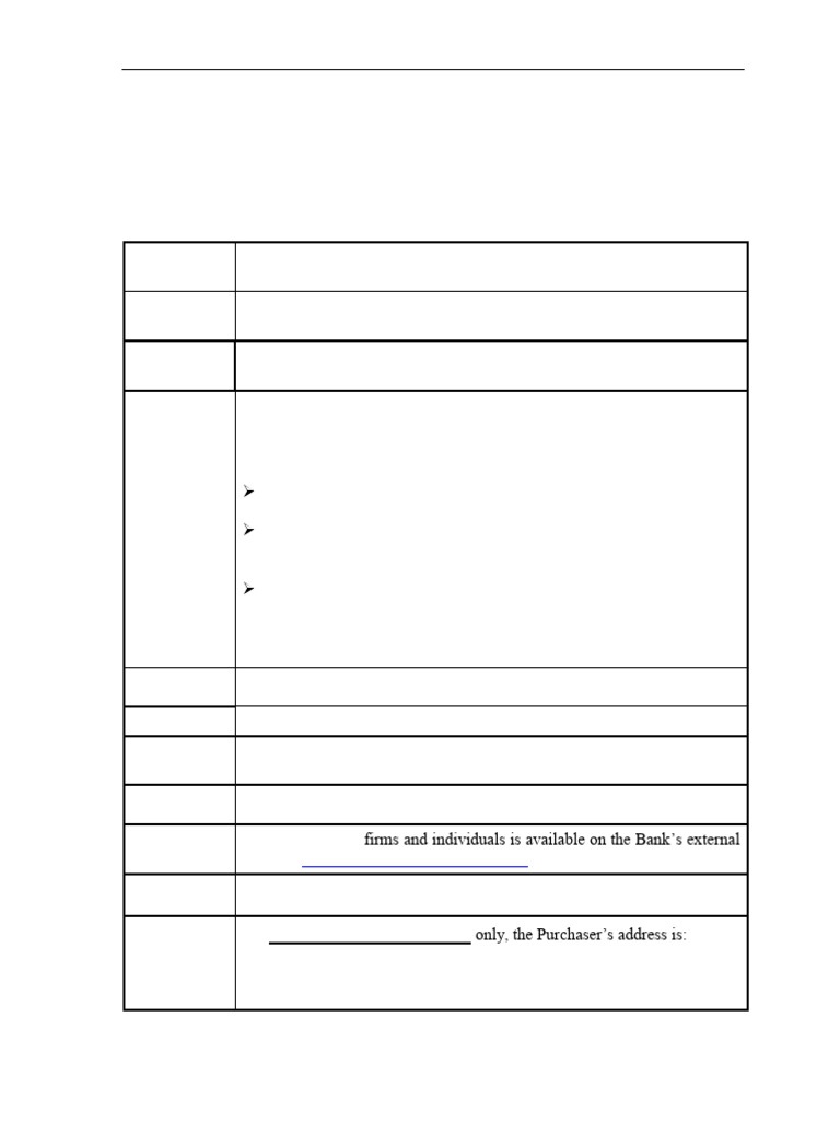 Section II. Bid Data Sheet (BDS) : A. General | PDF