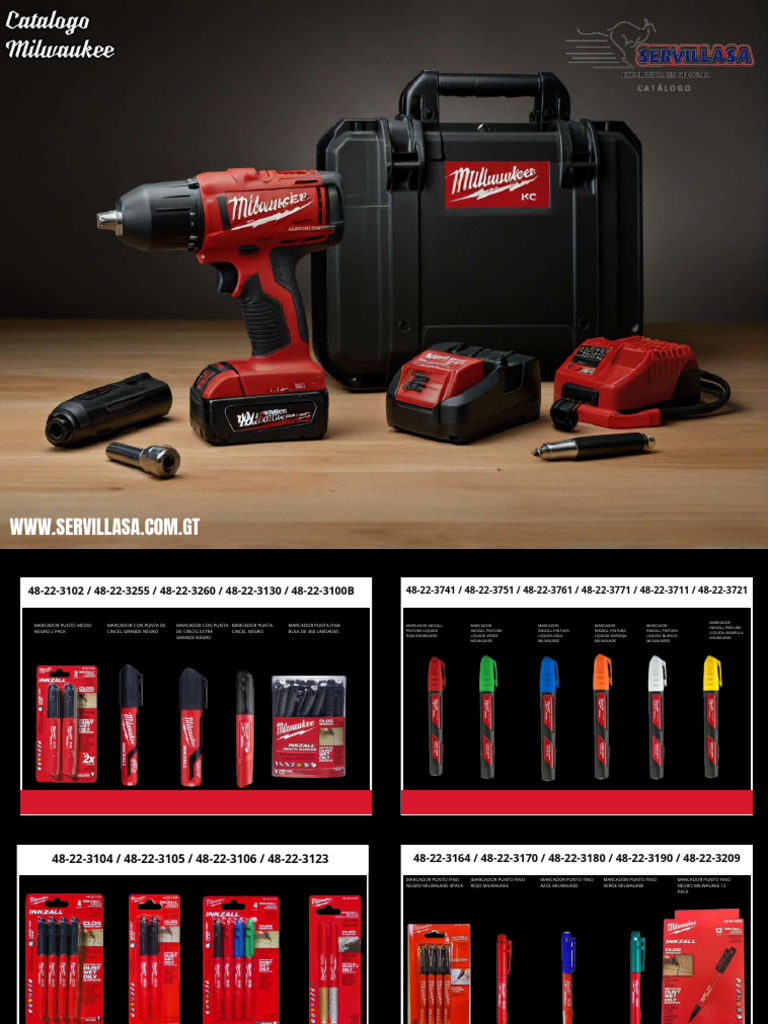 Catalogo Milwaukee Sin Precios - Compressed | PDF