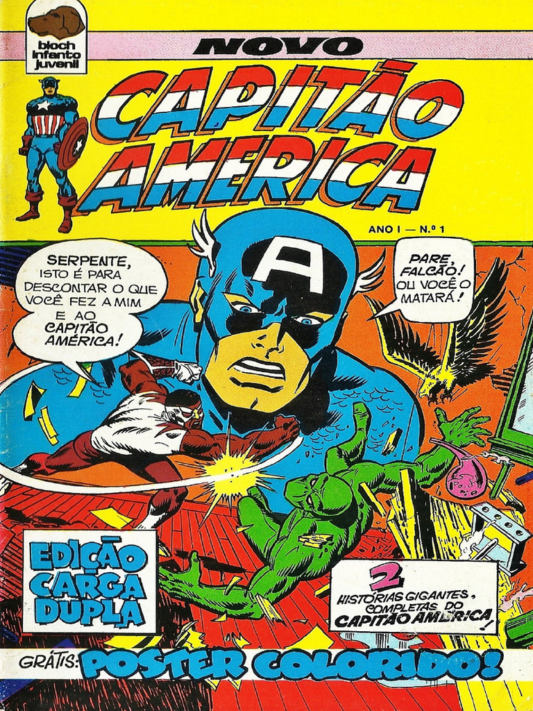 Capitão América - #1 - Fevereiro 1975 - Ed. Bloch | PDF