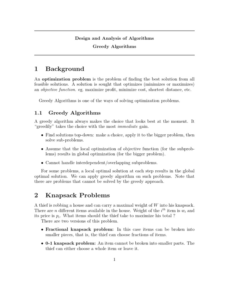 Greedy Algorithms | PDF