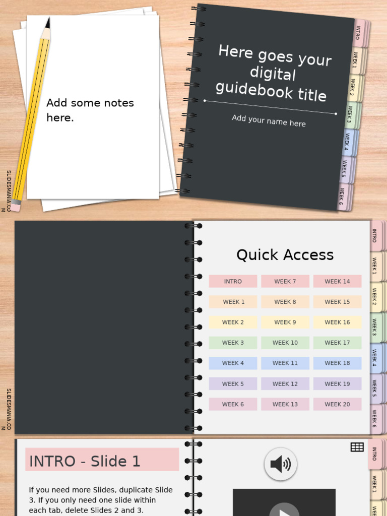 Digital Guidebook 21 Tabs SlidesMania | PDF