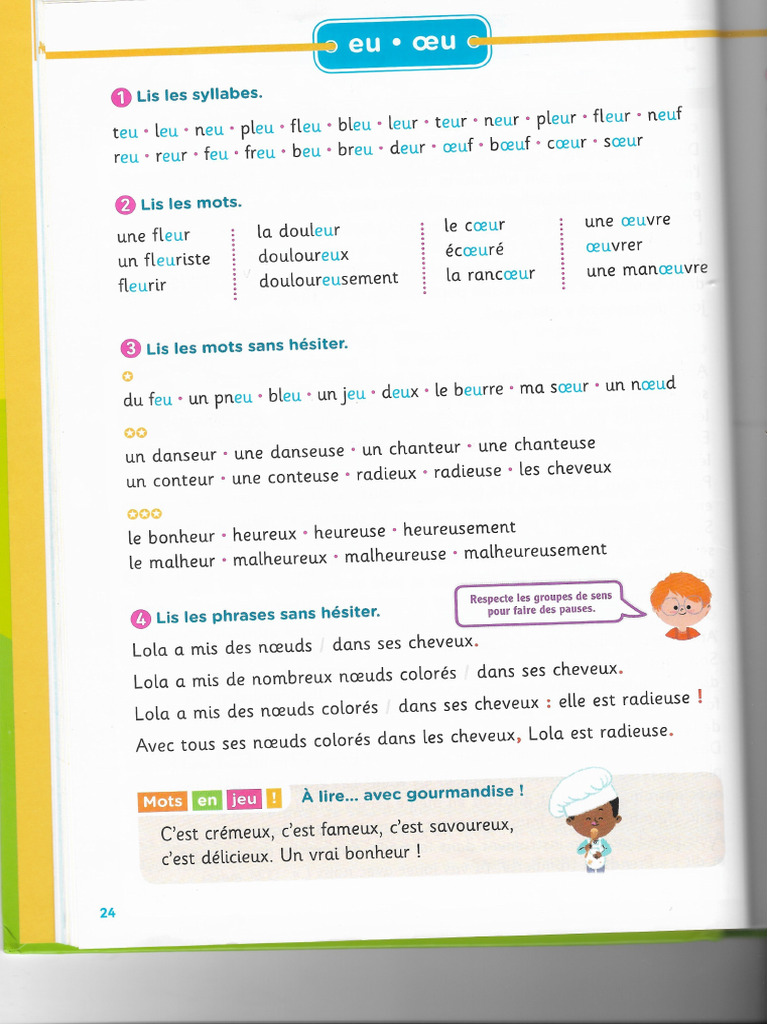 Les Sons Eu, Oeu | PDF