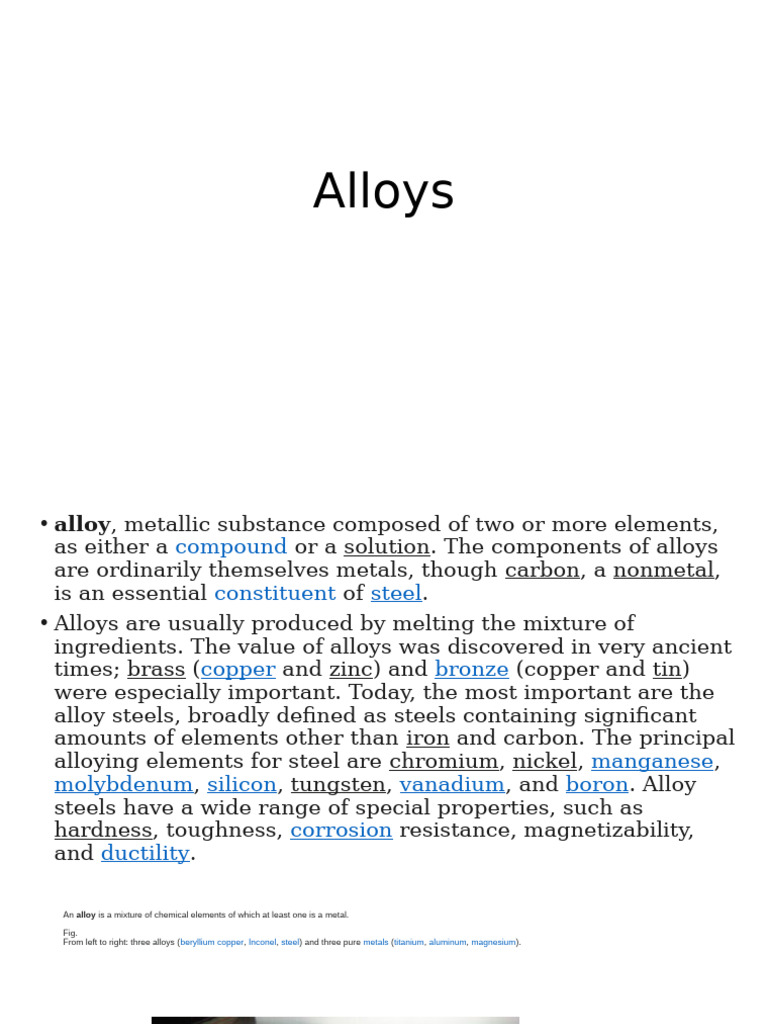 Alloys | PDF