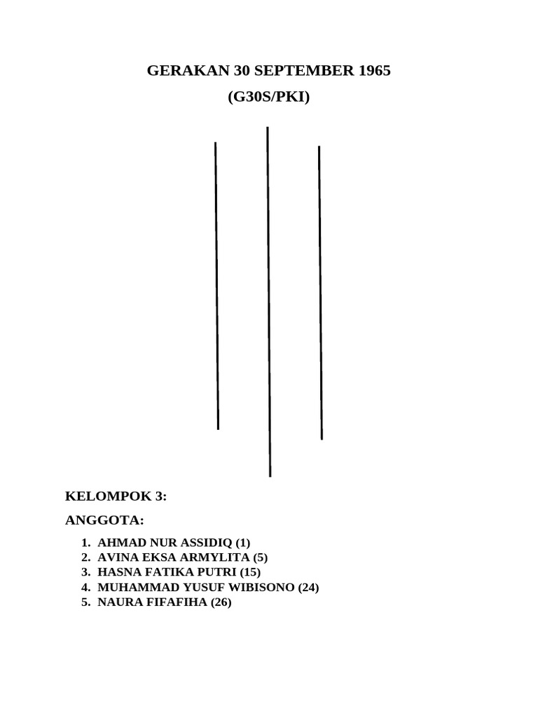 Gerakan 30 September 1965 | PDF