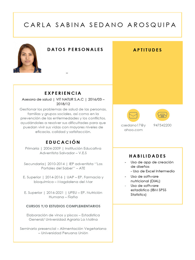 Copia de CV SABINA SEDANO | PDF