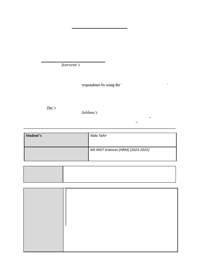 Nida Tahir Mid-Term Exam Template (Q-Q Techniques) 30 Marks 20042024 | PDF