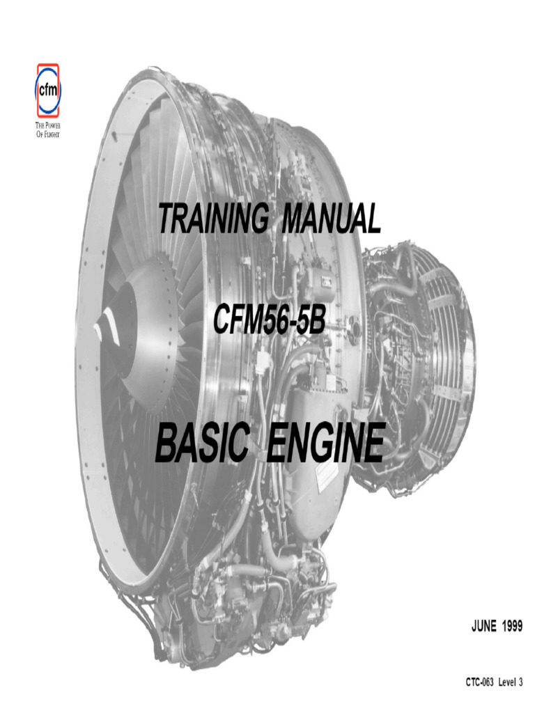 CFM56-5B General Engine Training Material | PDF