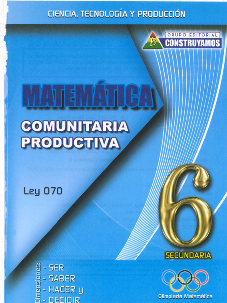 Matematicas 6 | PDF