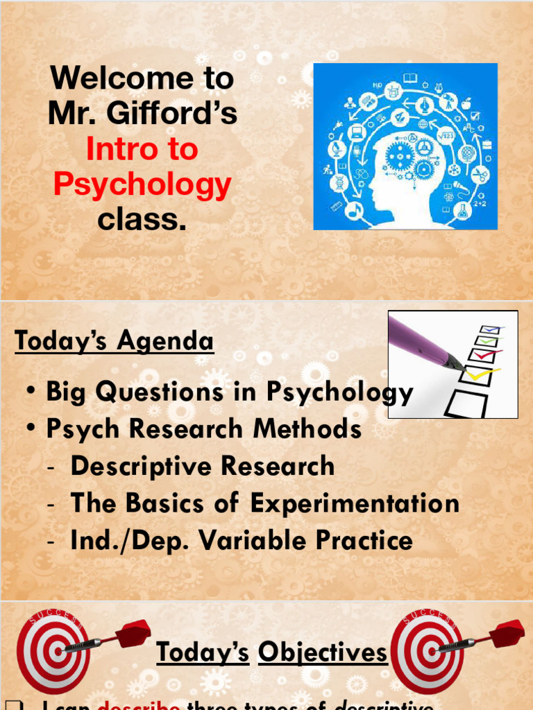 G Intro to Psych Day 4 - Psych Research Methods | PDF