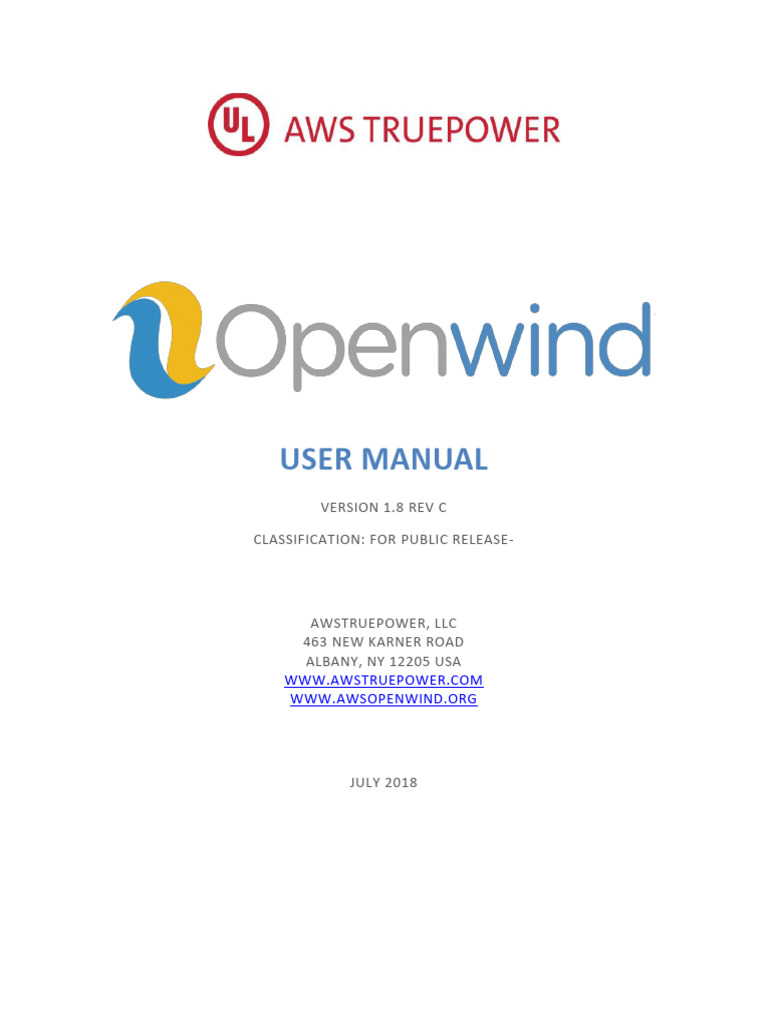 Openwind User Manual 1p8d 2018 | PDF