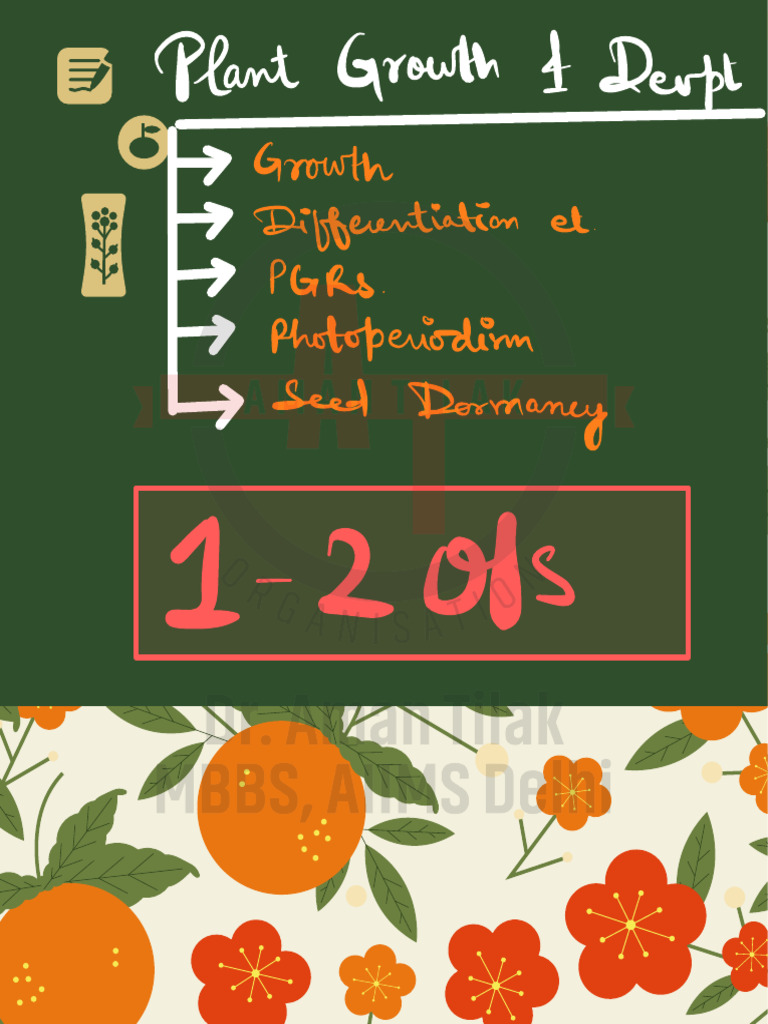 13.plant Growth & Development | PDF
